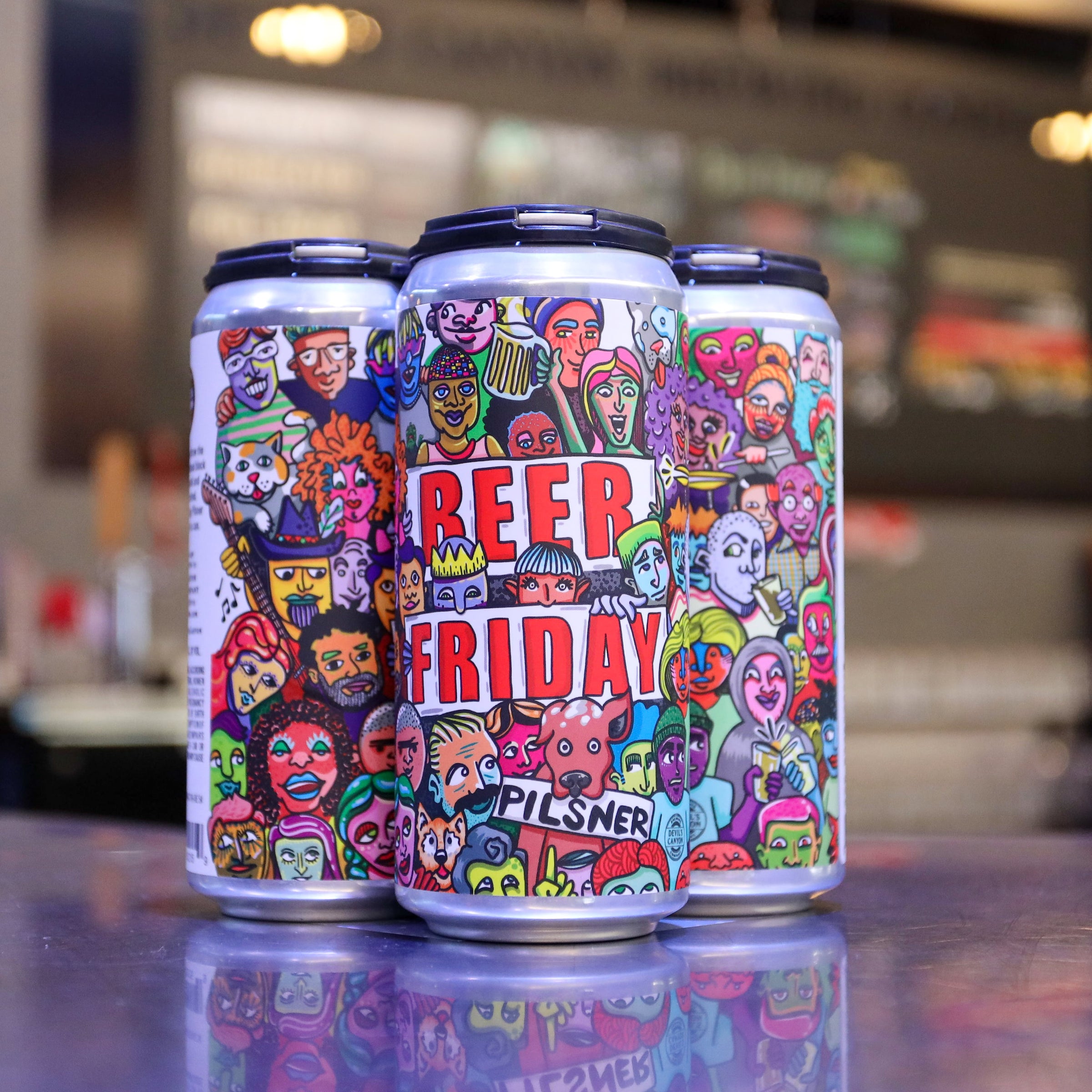 Beer Friday Pilsner 16oz 4-pack